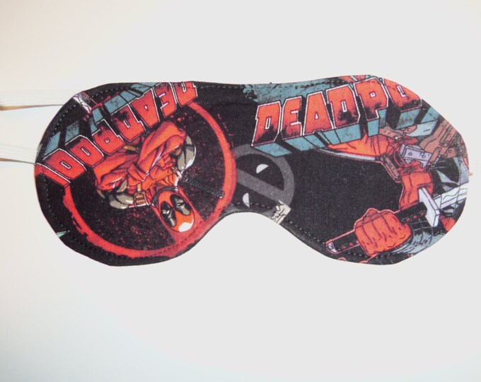 Deadpool Marvel Inspired Sleep Mask - Etsy