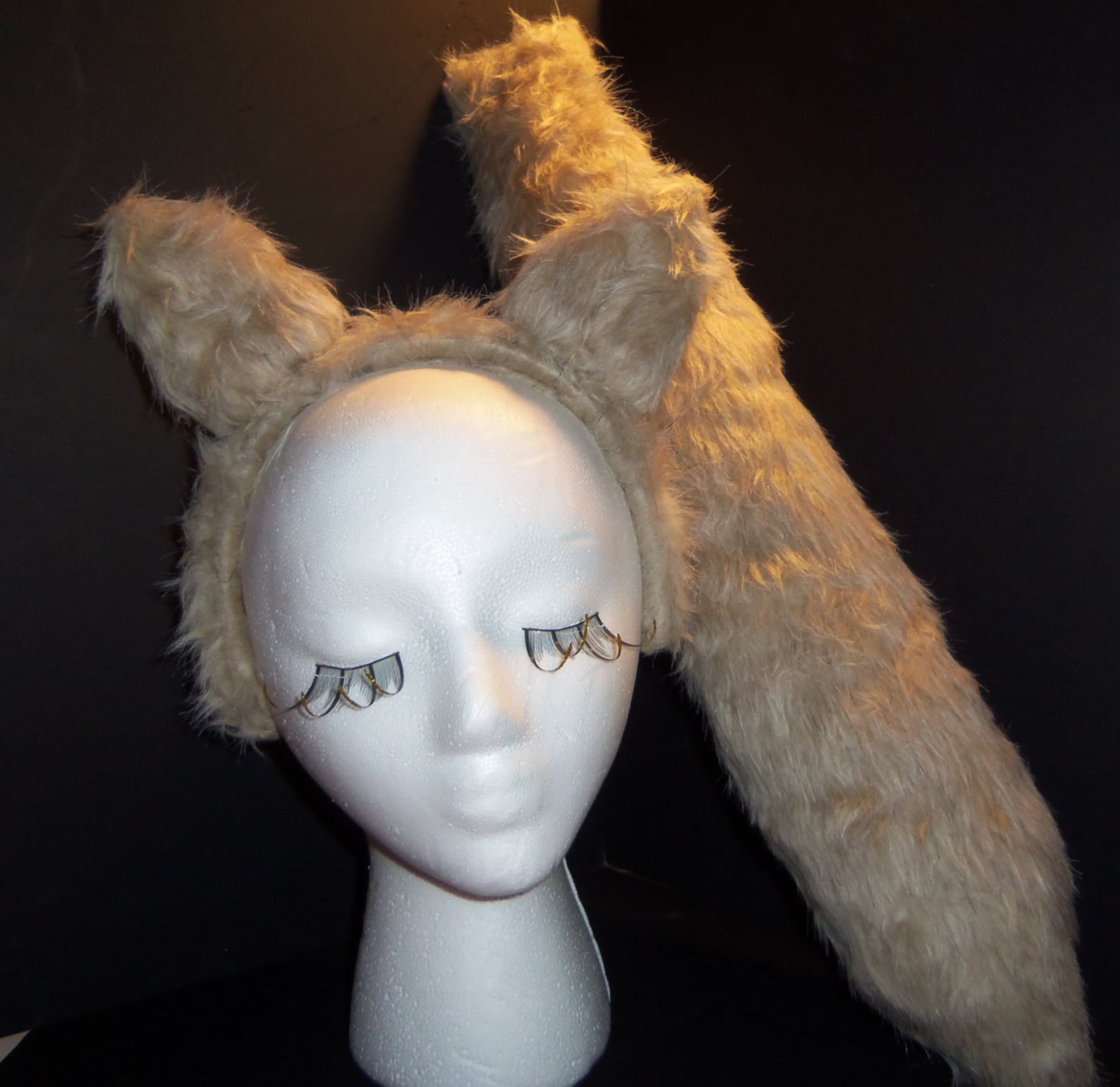 Tan Furry Ears and Tail Set for Cosplay - Etsy