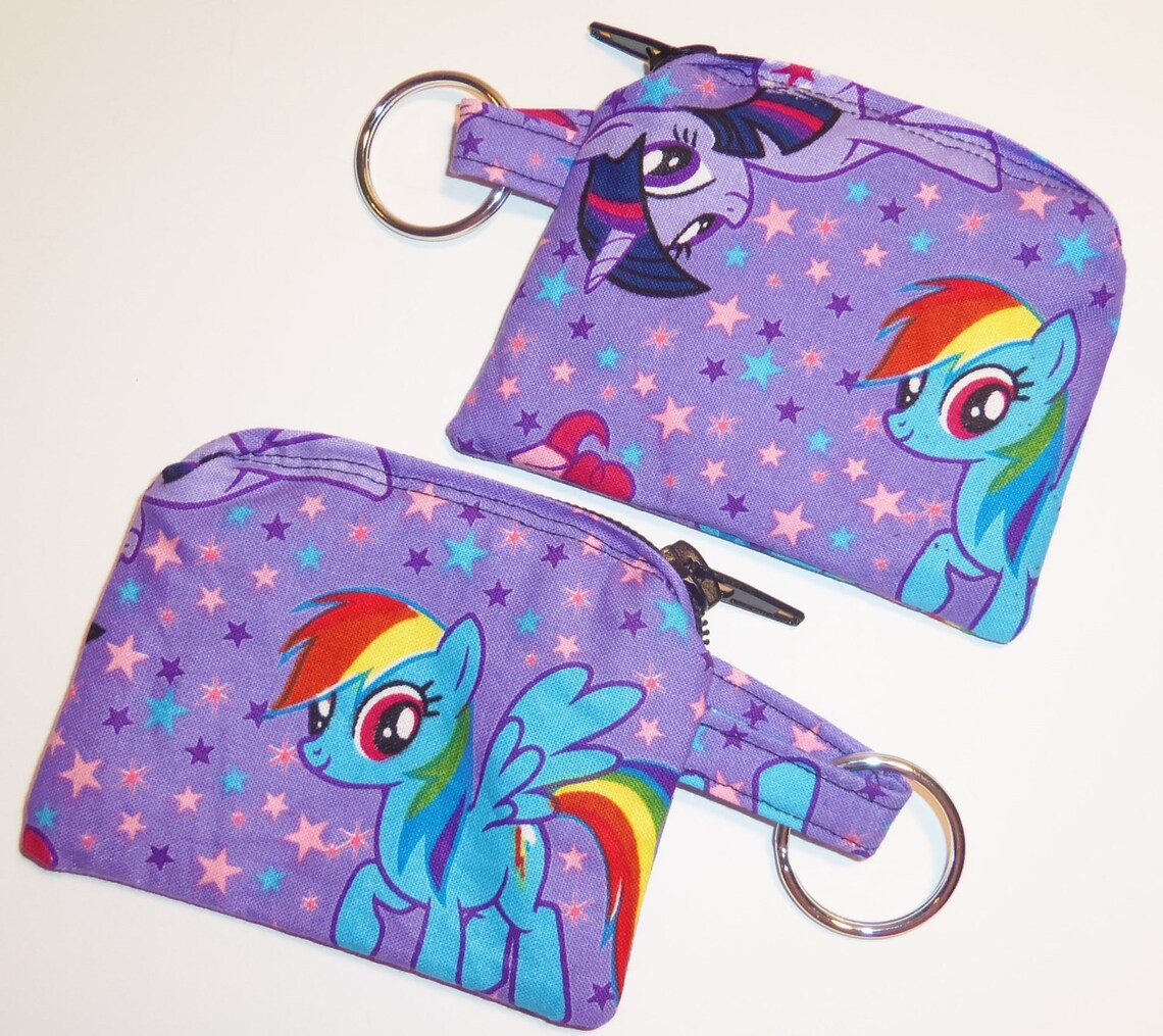 My Little Pony Inspired Key Chain Mini Purse With Key Ring - Etsy