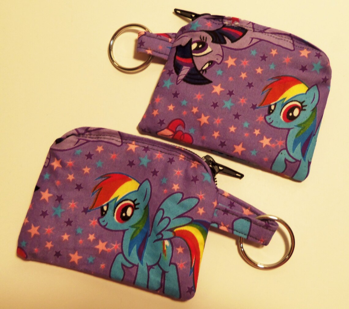 My Little Pony Inspired Key Chain Mini Purse With Key Ring - Etsy
