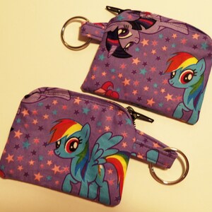 My Little Pony Inspired Key Chain Mini Purse With Key Ring - Etsy
