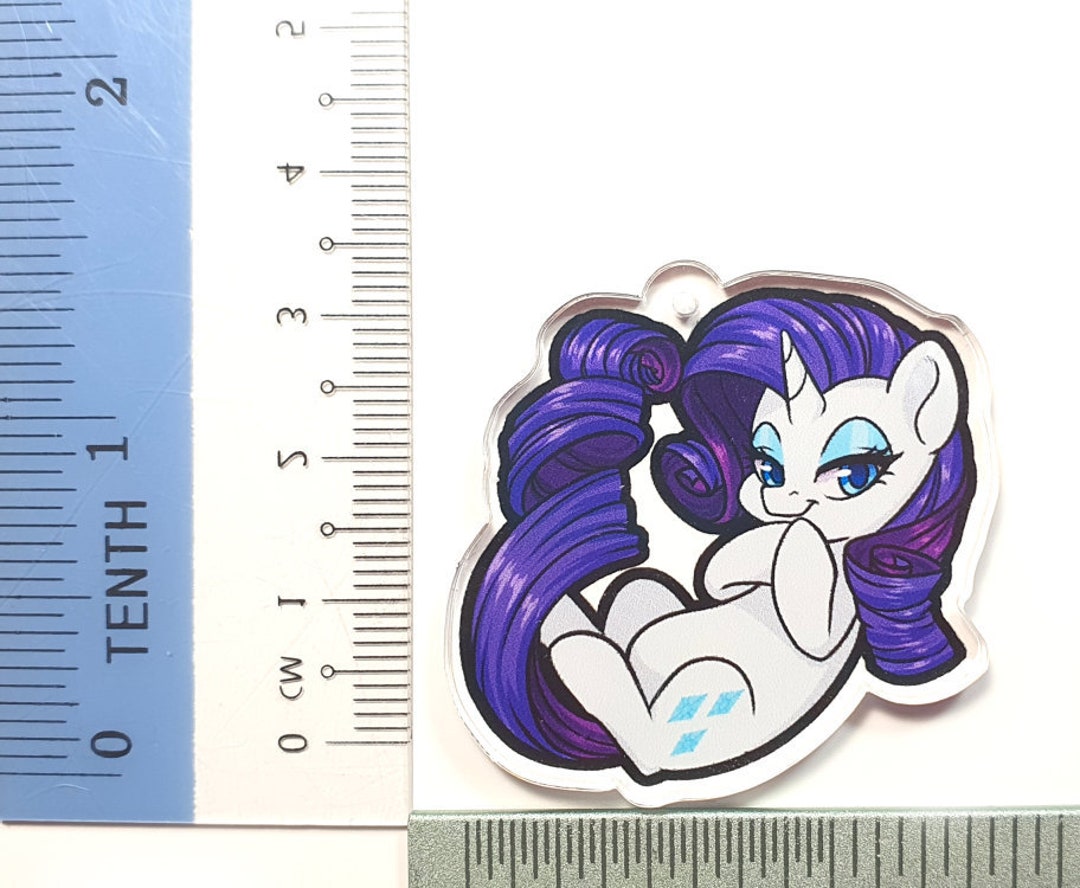 2" Rarity | MLP | Acrylic Charm - Etsy