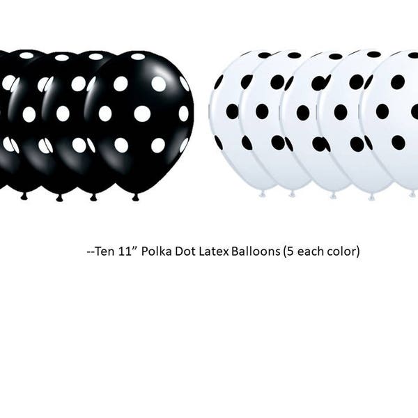 Polka Dot Balloons - Etsy