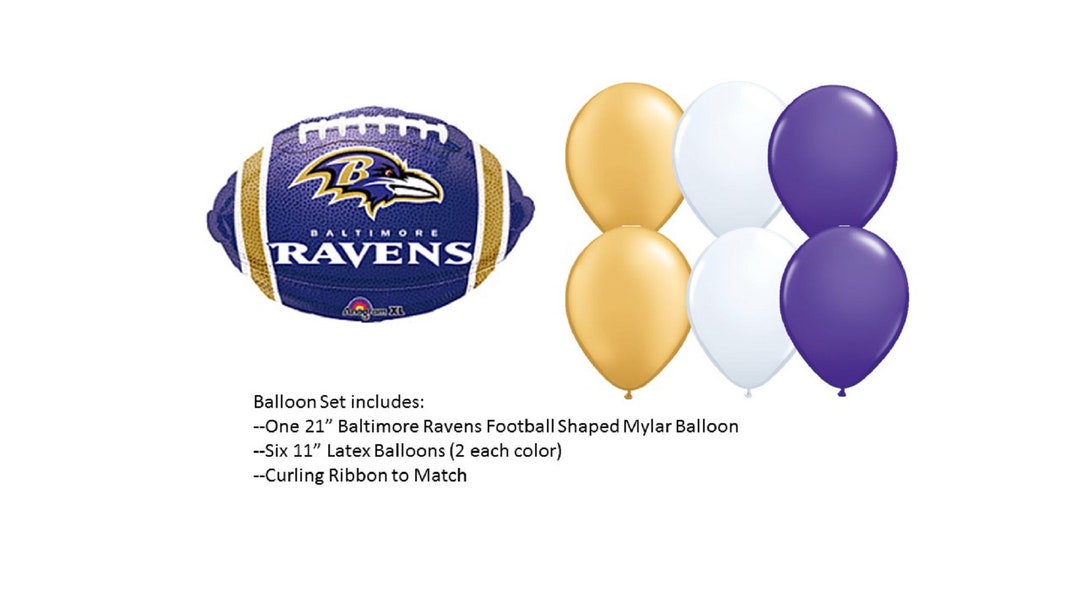 Baltimore Ravens Balloons - Etsy