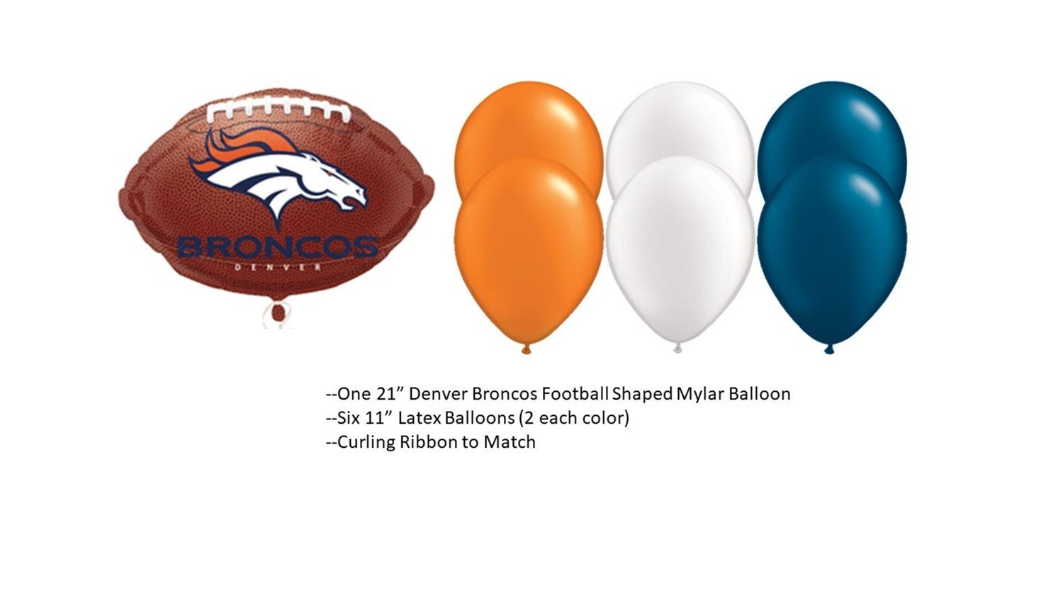 Denver Broncos Balloons
