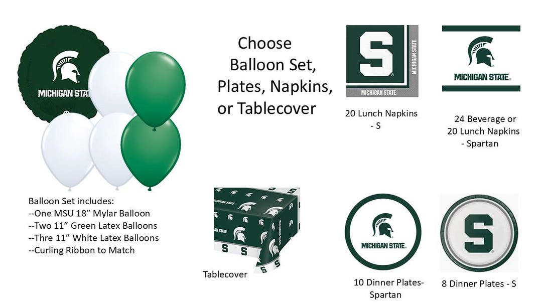 Michigan State University Balloons, MSU Balloons, Michigan State ...