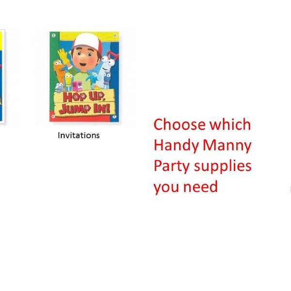 Handy Manny Birthday - Etsy
