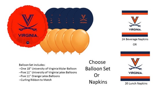 University of Virginia Balloons University of Virginia - Etsy