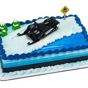 Snowmobile Cake Decorating Kit - Etsy