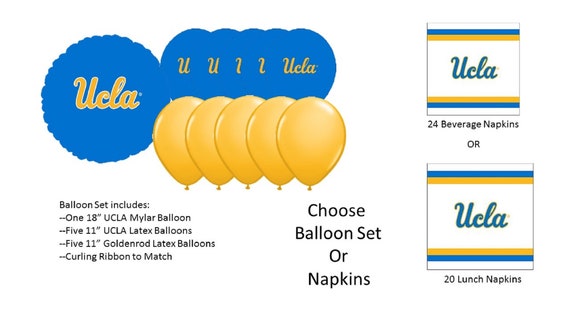 UCLA Balloons Bruins Balloons University of California Los - Etsy