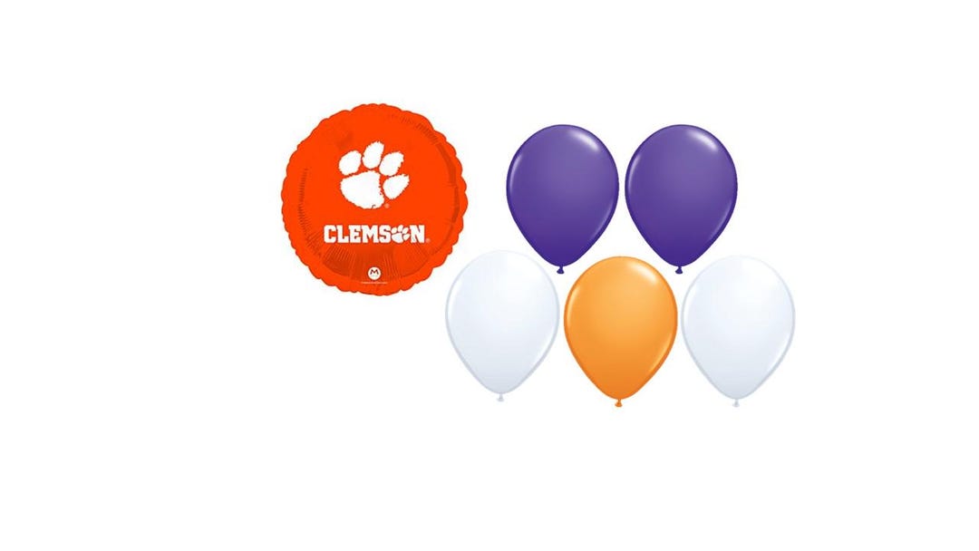 Clemson University Balloons, Clemson Tigers Balloons - Etsy