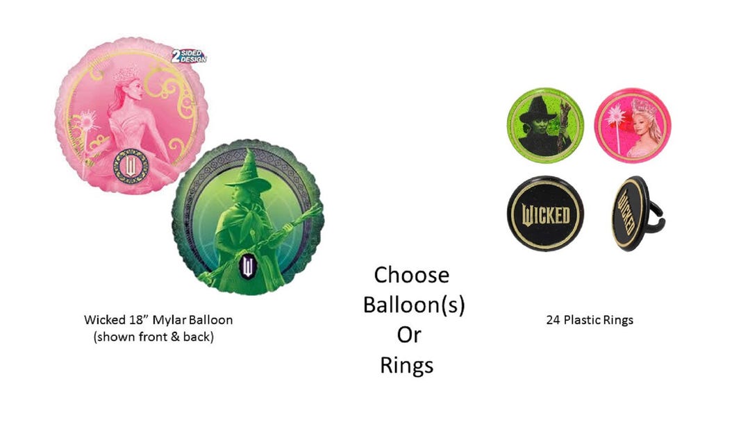 Wicked Balloons, Wicked Rings - Etsy