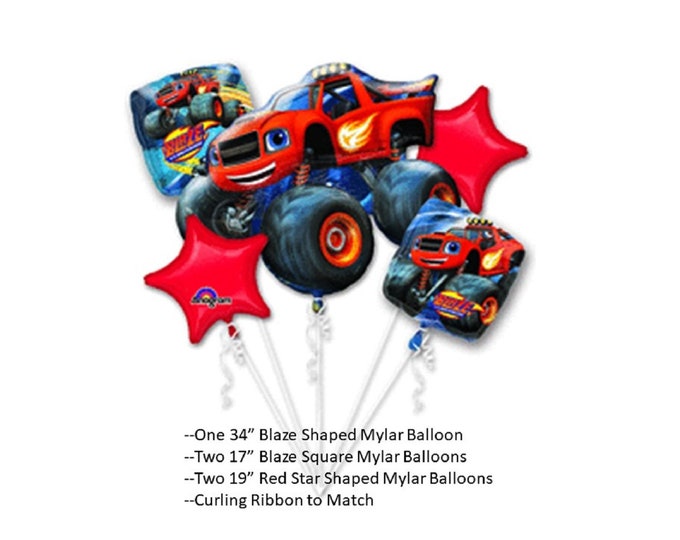 Blaze and the Monster Machines Balloon Set - Etsy