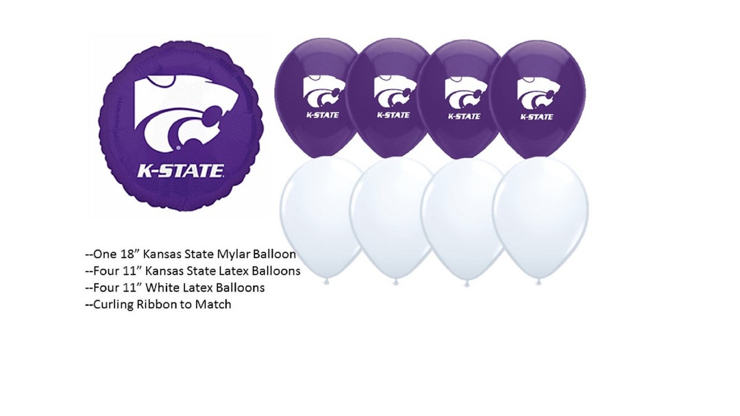 Kansas State University Balloons, Wildcats Balloons, Kansas Wildcats ...