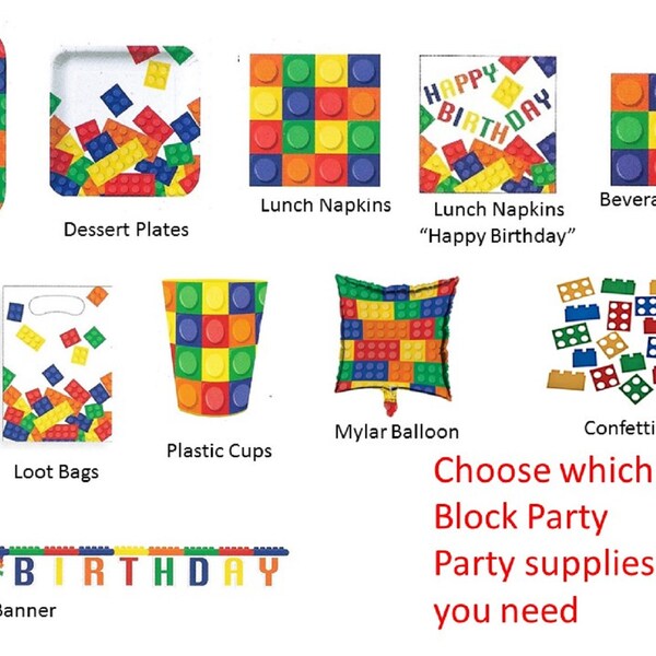 Block Party Banner - Etsy