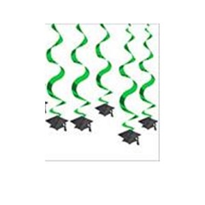 Green Graduation Decorations, Green Grad Mylar Balloons, Emerald Green ...