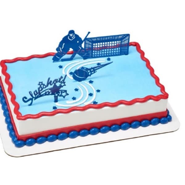 Hockey Cake Topper - Etsy