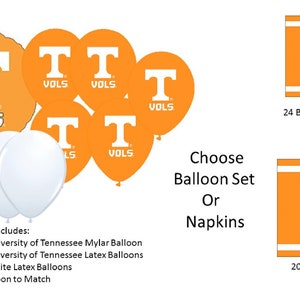 University of Tennessee Balloons University of Tennessee | Etsy