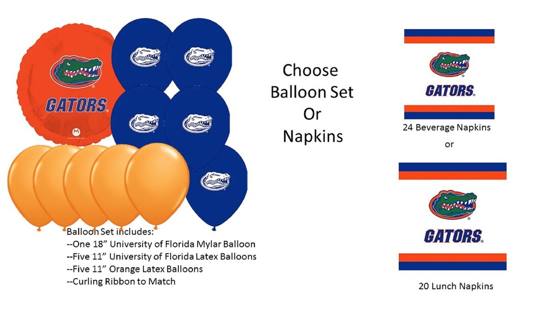 University of Florida Balloons, University of Florida Gators Balloons ...