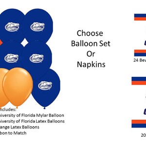 University of Florida Balloons University of Florida Gators - Etsy
