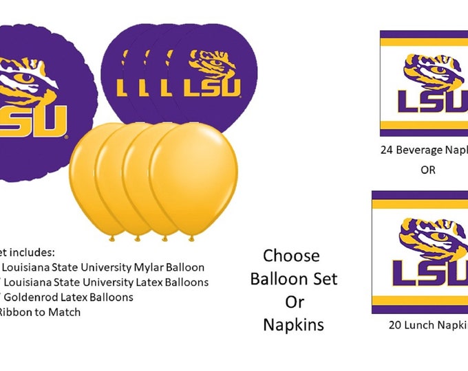 Louisiana State University Balloons, LSU Balloons, Louisiana State ...