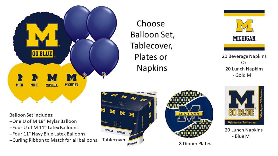 University of Michigan Balloons, U of M Balloons, University of ...