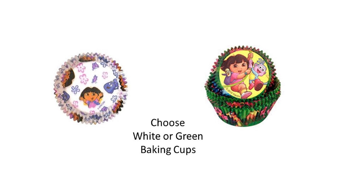 Dora Baking Cups Dora the Explorer Cupcake Papers Dora the - Etsy