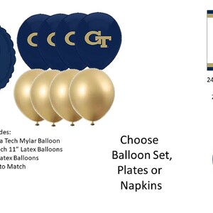 Georgia Tech Balloons, Georgia Techyellow Jackets Balloons, Georgia ...