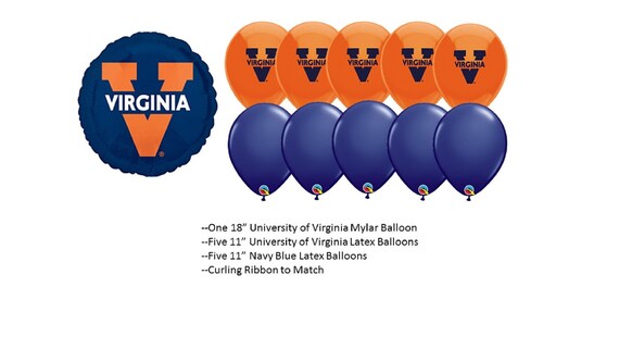 University of Virginia Balloons University of Virginia | Etsy