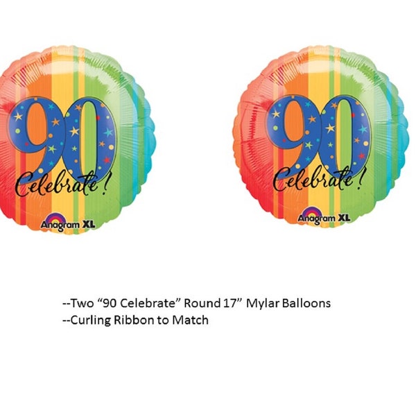 90th Birthday Balloons - Etsy