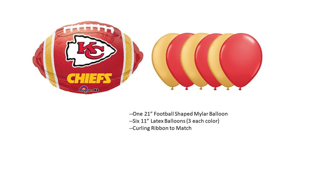 Kansas City Chiefs Balloons - Etsy