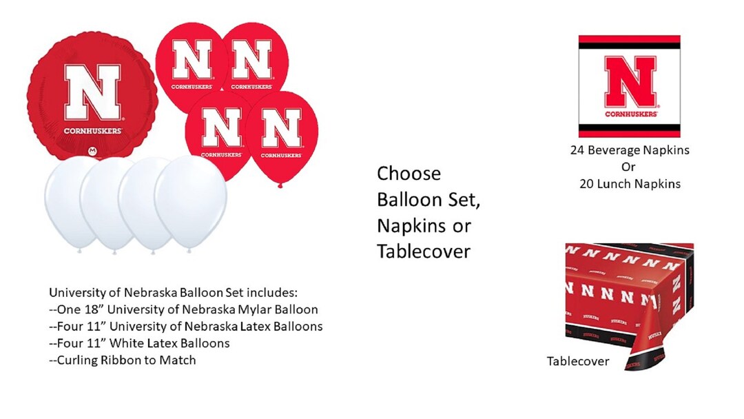University of Nebraska Balloons, Cornhuskers Balloons, University of ...