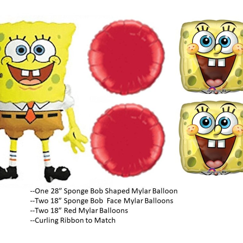 Spongebob Party Balloon - Etsy