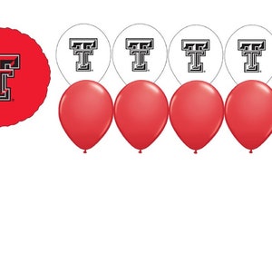 Texas Tech University Balloons, Texas Tech University Red Raiders ...