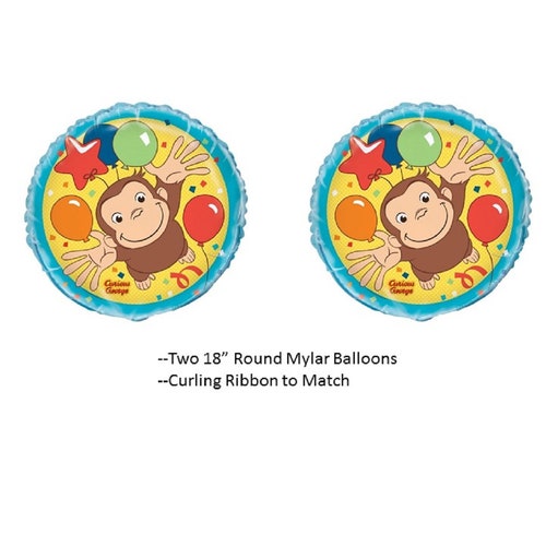 Curious George Popcorn Boxes Curious George Birthday Curious - Etsy