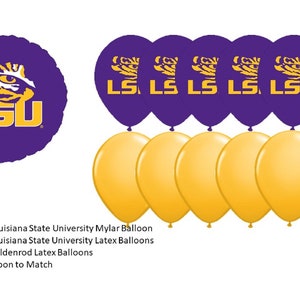 Louisiana State University Balloons, LSU Balloons, Louisiana State ...