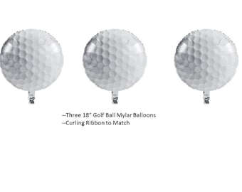 Golf Ball Balloon Golf Mylar Balloon Hole in One Balloons Golf First ...