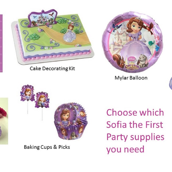 Sofia First Cupcake Etsy