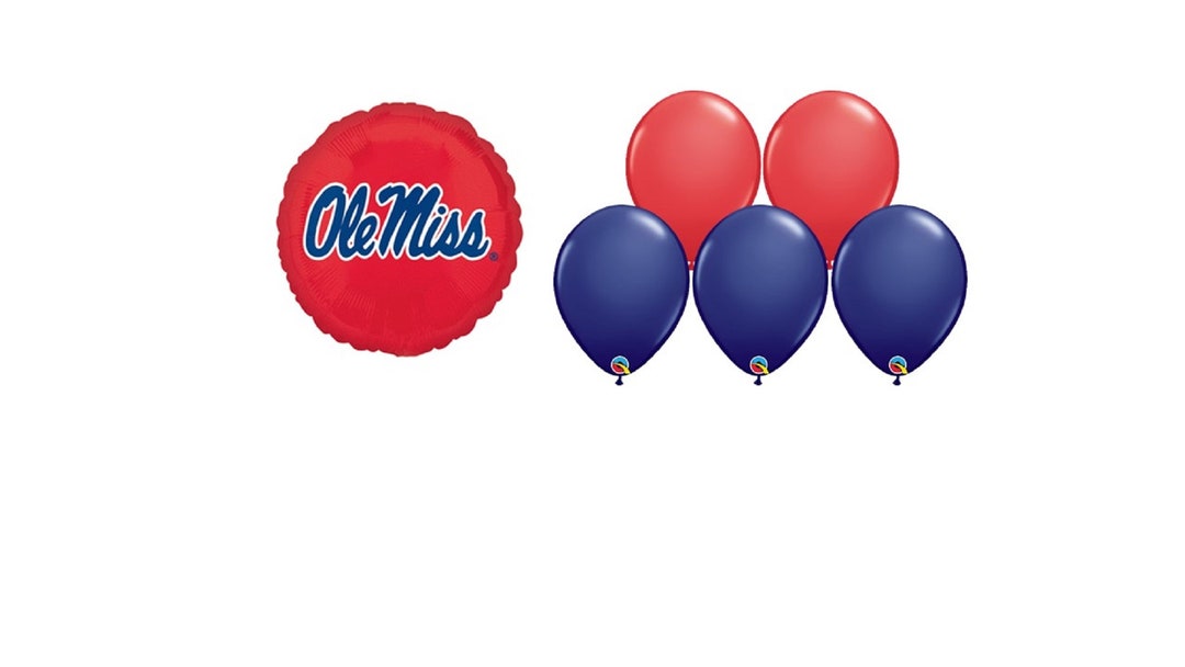 University of Mississippi Balloons - Etsy