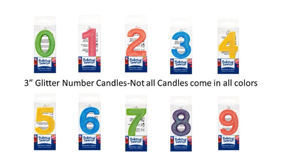 Number Candles Age Candles | Etsy