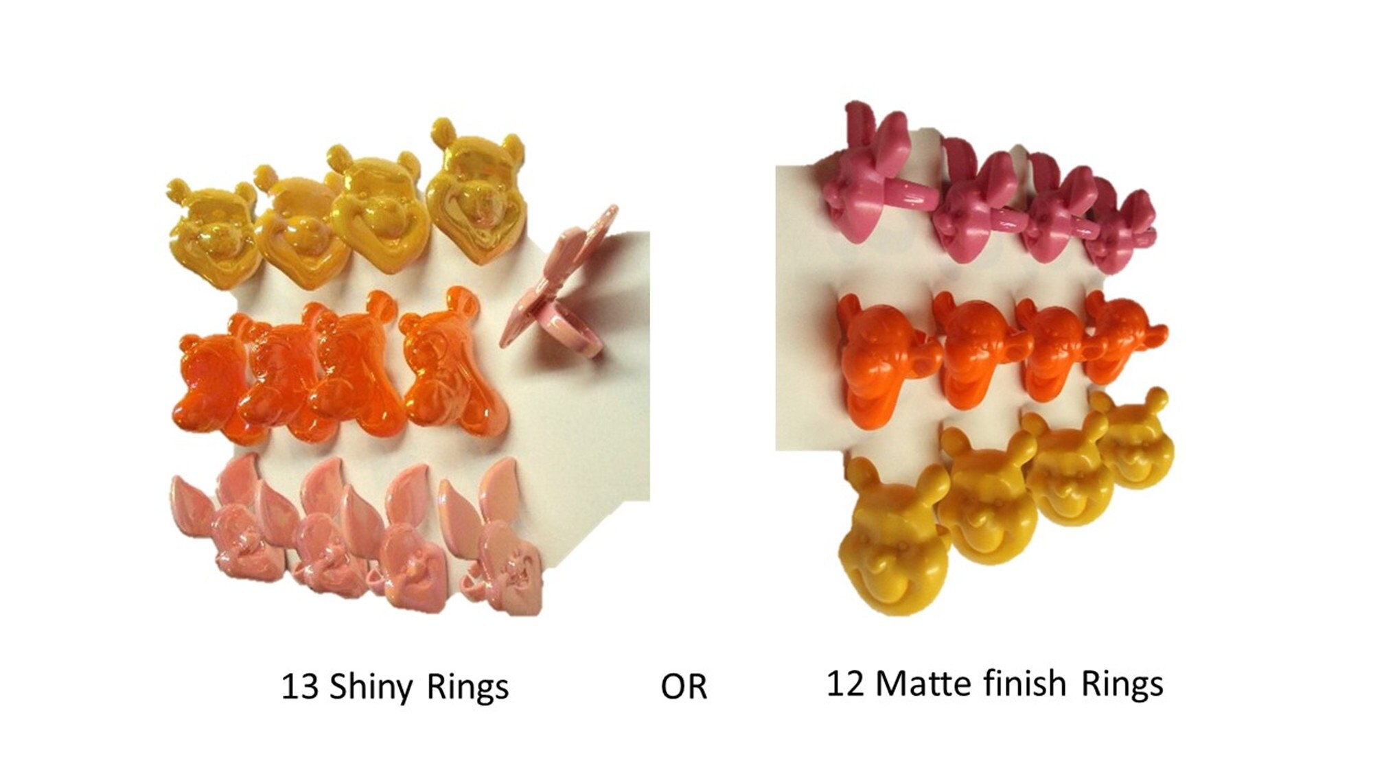 Winnie the Pooh Rings - Choice of 2 Kinds