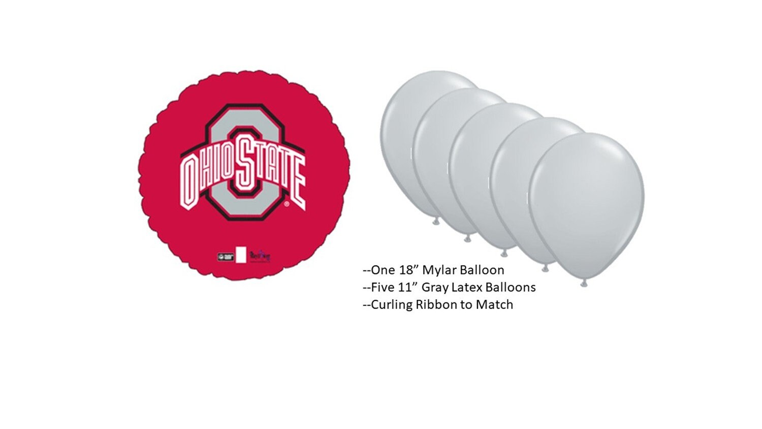 Ohio State Balloon Set