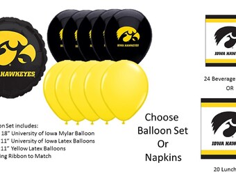 University of Iowa Balloons - Etsy