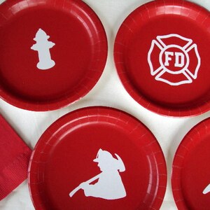 Fire Department Tableware Set for 5 People - Etsy