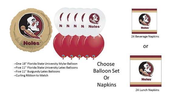 Florida State University Balloons Florida State University | Etsy