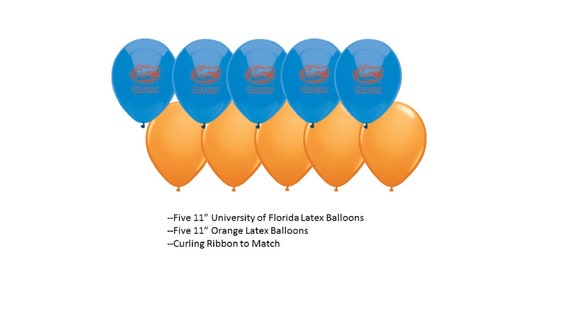 University of Florida Balloons University of Florida Gators | Etsy