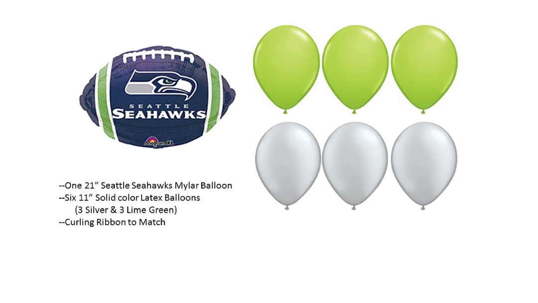 Seattle Seahawks Balloons - Etsy