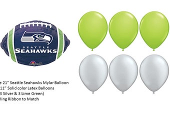 Anagram NFL Seattle Seahawks 21 Football Helmet Foil Balloon - Etsy