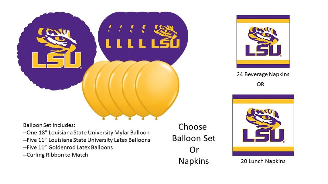 Louisiana State University Balloons, LSU Balloons, Louisiana State ...