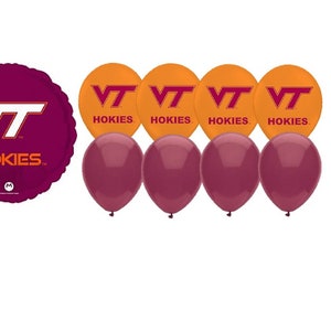 Virginia Tech University Balloons, Virginia Tech University Hokies ...